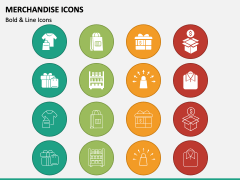 Merchandise Icons for PowerPoint and Google Slides - PPT Slides