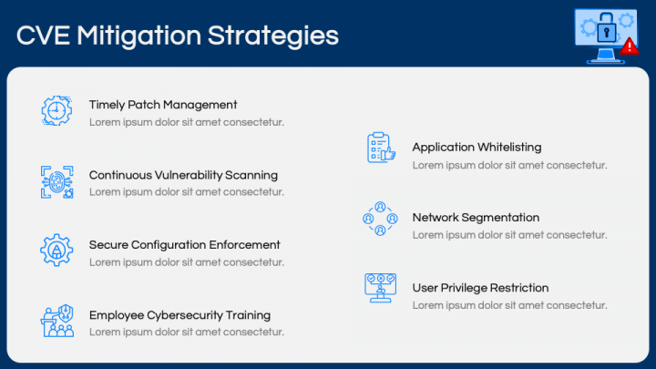 Common Vulnerabilities and Exposures PowerPoint and Google Slides ...