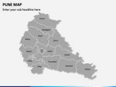 Pune Map for PowerPoint and Google Slides - PPT Slides