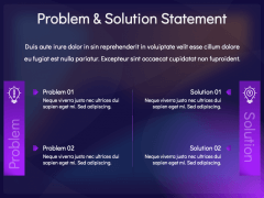 Dark Gradient Pitch Deck for PowerPoint and Google Slides - PPT Slides