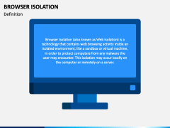 Browser Isolation PowerPoint and Google Slides Template - PPT Slides
