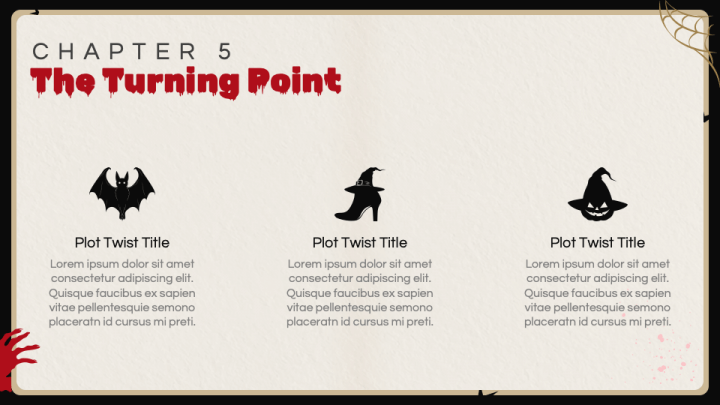Free - Horror Book Theme for PowerPoint and Google Slides - PPT Slides