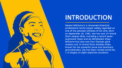 Free - Serena Williams PowerPoint and Google Slides Template - PPT Slides