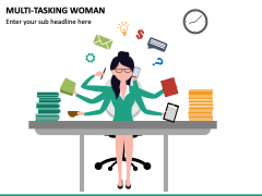 Multi Tasking Woman for PowerPoint and Google Slides - PPT Slides