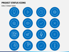 Project Status Icons for PowerPoint and Google Slides - PPT Slides