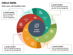 Circle Swirl PowerPoint Template | SketchBubble