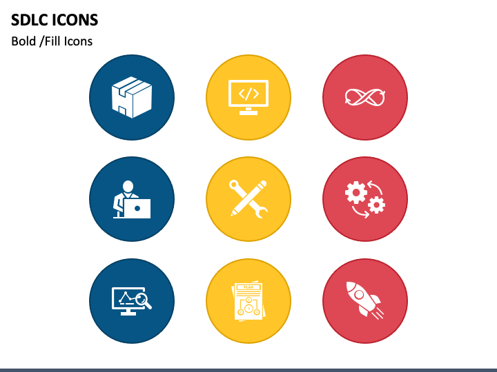 SDLC Icons PowerPoint Template - PPT Slides