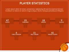 Free - Basketball Player Portfolio PowerPoint Template and Google ...