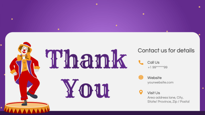 Free - Circus Theme for PowerPoint and Google Slides - PPT Slides