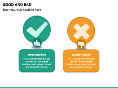 Good and Bad PowerPoint and Google Slides Template - PPT Slides