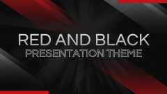 Red and Black Presentation Theme for PowerPoint and Google Slides - PPT ...