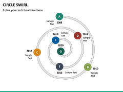 Circle Swirl PowerPoint Template | SketchBubble