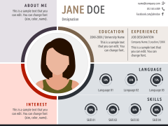 Corporate Trainer Profile PowerPoint and Google Slides Template - PPT ...