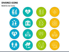 Divorce Icons for PowerPoint and Google Slides - PPT Slides