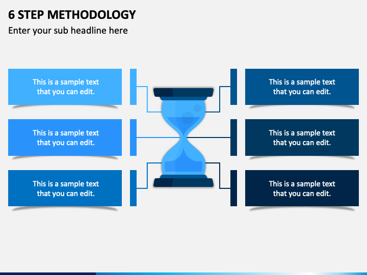 6 Step Methodology PowerPoint Template - PPT Slides