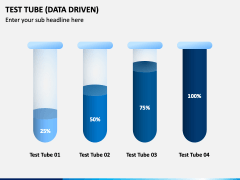 Test Tube (Data Driven) for PowerPoint and Google Slides - PPT Slides