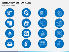 Ventilation System Icons for PowerPoint and Google Slides - PPT Slides
