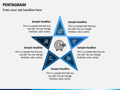 Pentagram PowerPoint and Google Slides Template - PPT Slides