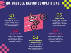 Free - Motorcycle Race Theme for PowerPoint and Google Slides