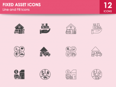 Fixed Asset Icons for PowerPoint and Google Slides