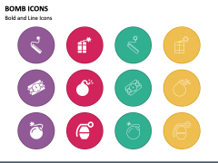 Bomb Icons for PowerPoint and Google Slides - PPT Slides