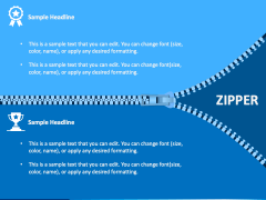 Zipper PowerPoint and Google Slides Template - PPT Slides
