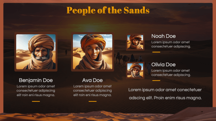 Free - Sahara Desert Theme for PowerPoint and Google Slides - PPT Slides