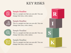 Key Risks PowerPoint and Google Slides Template - PPT Slides