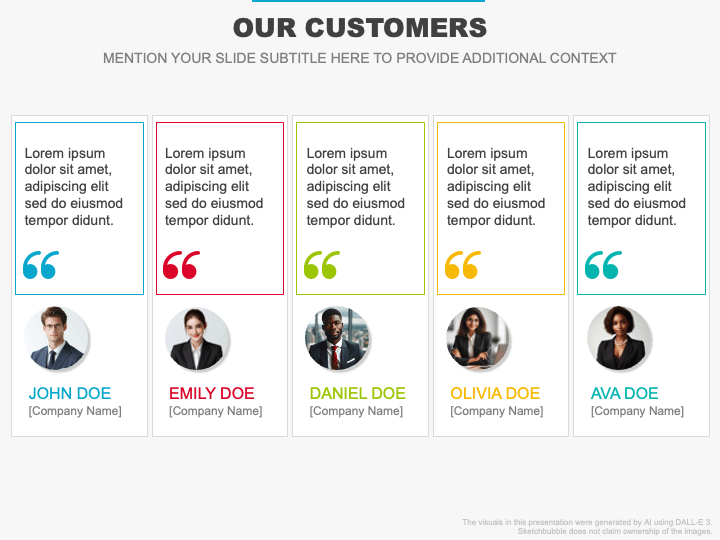 Our Customers PowerPoint and Google Slides Template - PPT Slides