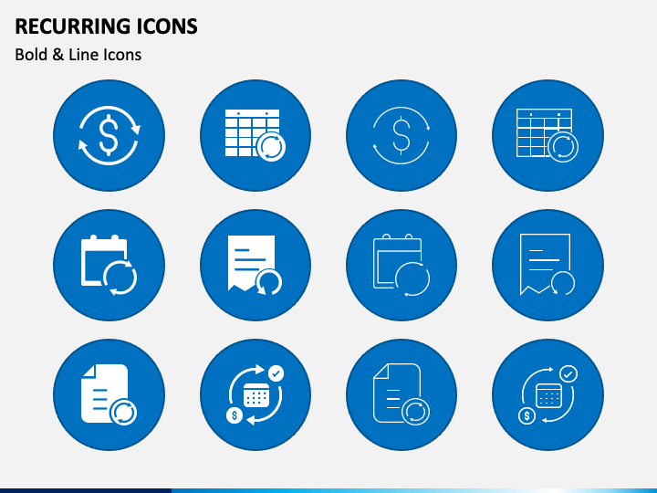 Recurring Icons for PowerPoint and Google Slides - PPT Slides
