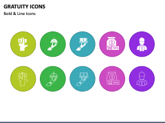 Gratuity Icons for PowerPoint and Google Slides - PPT Slides