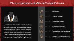 White Collar Crime PowerPoint and Google Slides Template - PPT Slides