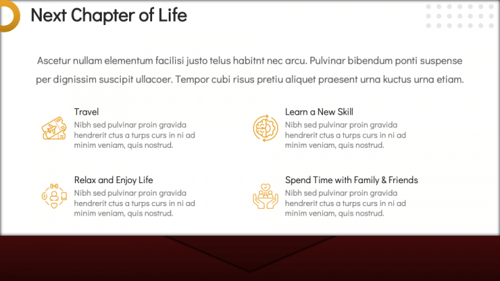 Free - Retirement Theme for PowerPoint and Google Slides - PPT Slides