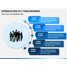 7 Team Members PowerPoint Template and Google Slides Theme