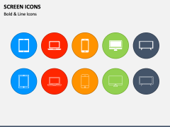 Screen Icons for PowerPoint and Google Slides - PPT Slides