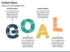 Puzzle Goals PowerPoint and Google Slides Template - PPT Slides