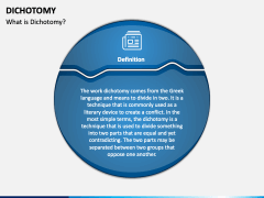 Dichotomy PowerPoint and Google Slides Template - PPT Slides