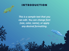 Free Ocean Presentation Theme for PowerPoint and Google Slides