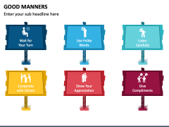 Good Manners PowerPoint and Google Slides Template - PPT Slides