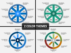 Wheel and Spokes PowerPoint and Google Slides Template - PPT Slides