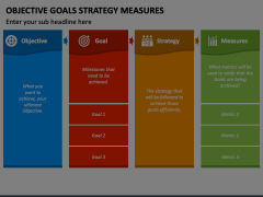 Objective Goals Strategy Measures PowerPoint and Google Slides Template ...