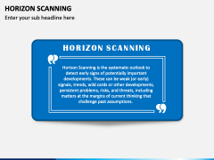 Horizon Scanning PowerPoint and Google Slides Template - PPT Slides