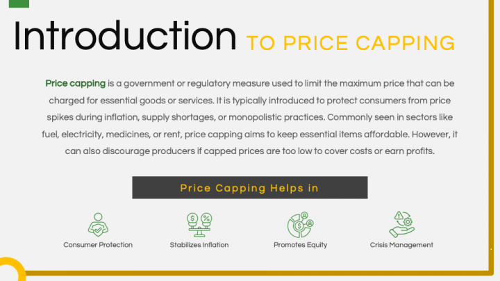 Price Capping PowerPoint and Google Slides Template - PPT Slides