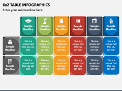 6x2 Table Infographics for PowerPoint and Google Slides - PPT Slides