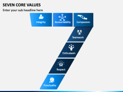 Seven Core Values PowerPoint and Google Slides Template - PPT Slides