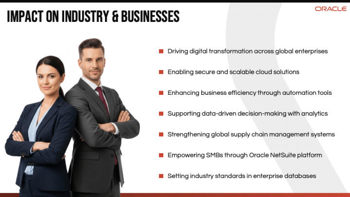 Free - Oracle Case Study PowerPoint and Google Slides Template - PPT Slides