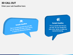 3D Call Out for PowerPoint and Google Slides - PPT Slides