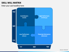 Skill Will Matrix PowerPoint and Google Slides Template - PPT Slides