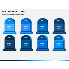8 Milestones PowerPoint Template and Google Slides Theme
