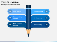 Types of Learning PowerPoint and Google Slides Template - PPT Slides